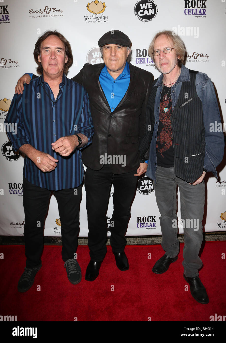 LOS ANGELES, CA June 10- Marc Mann, Carl Verheyen, Steve Postell, at ...