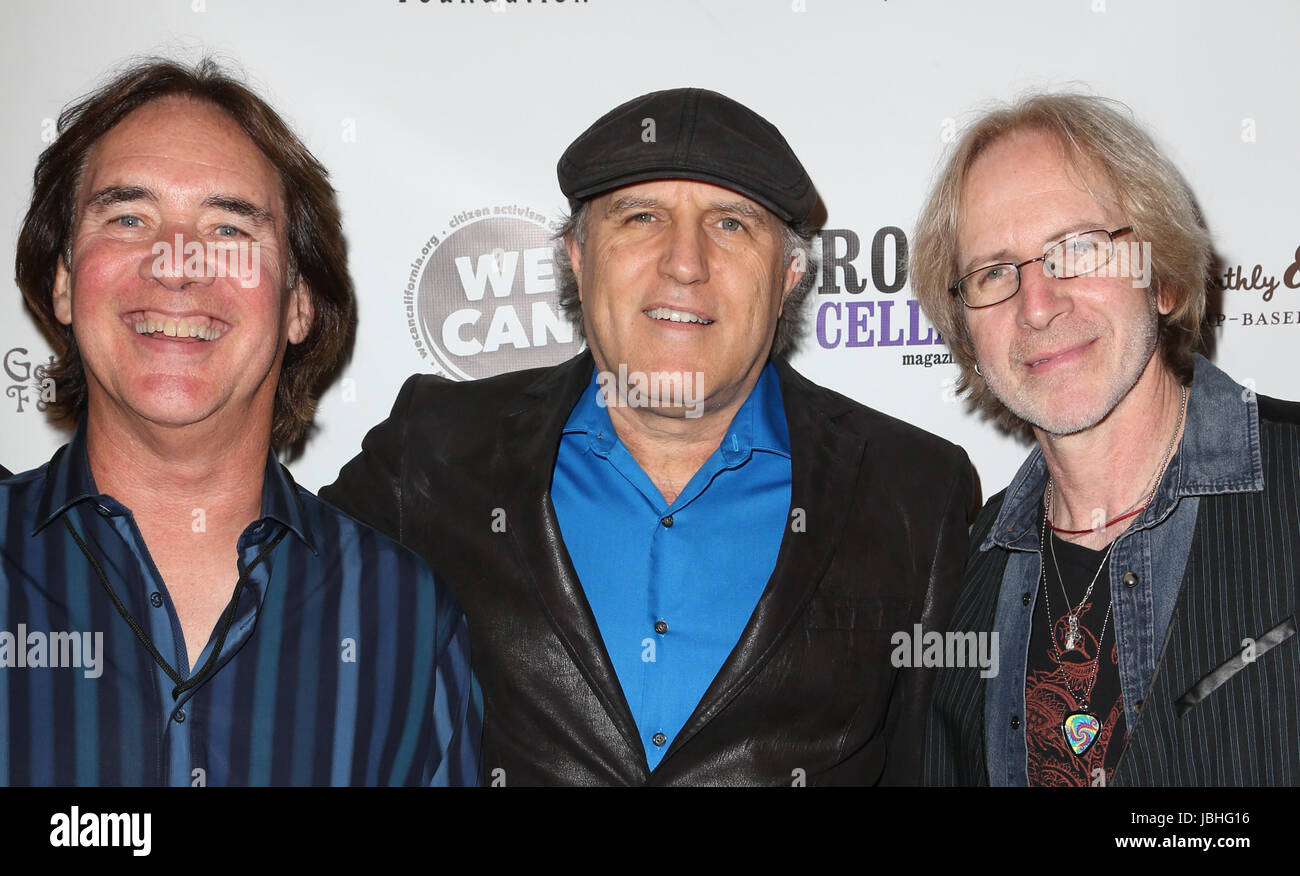 LOS ANGELES, CA June 10- Marc Mann, Carl Verheyen, Steve Postell, at ...