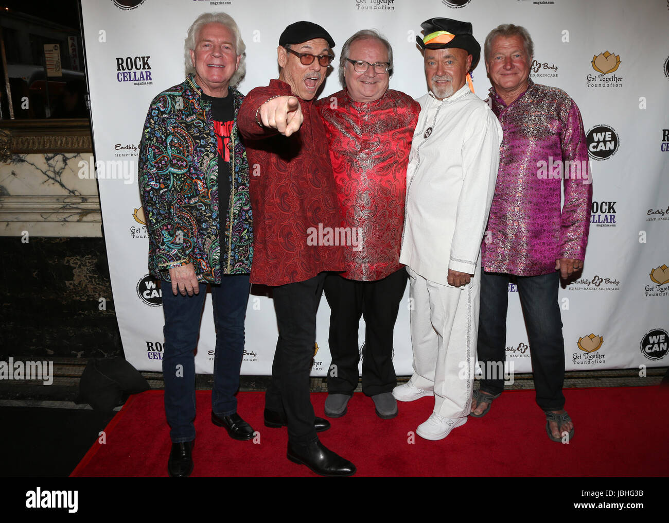 LOS ANGELES, CA June 10- Ed King, Jon Walmsley, Marty Katin, Gene ...