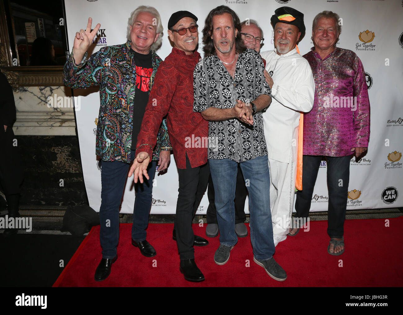 LOS ANGELES, CA June 10- Ed King, Jon Walmsley, Marty Katin, Gene ...