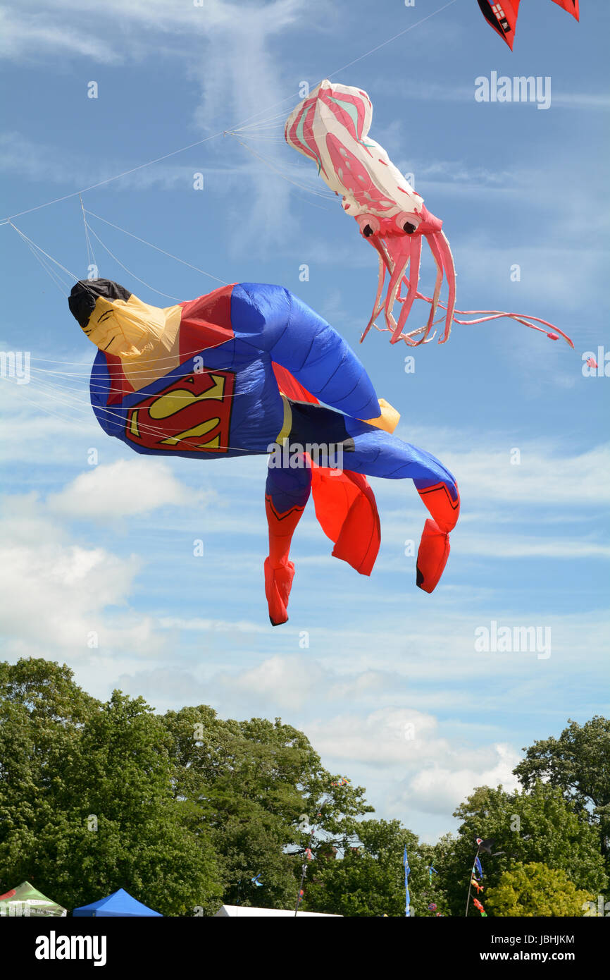 Superman kite hi-res stock photography and images - Alamy