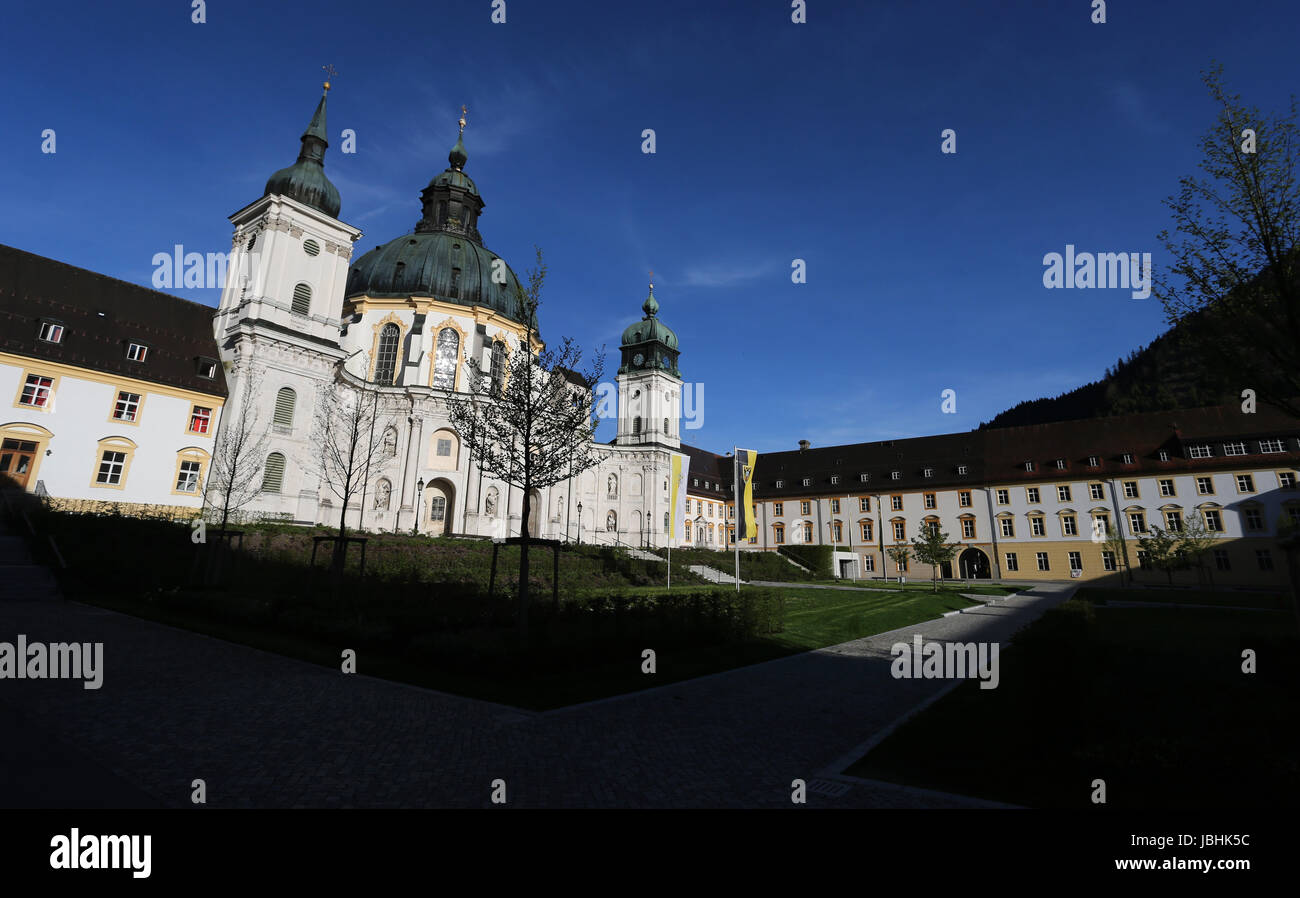 Ettal, Germany. 16th May, 2017. The monastery church of the Bavarian ...