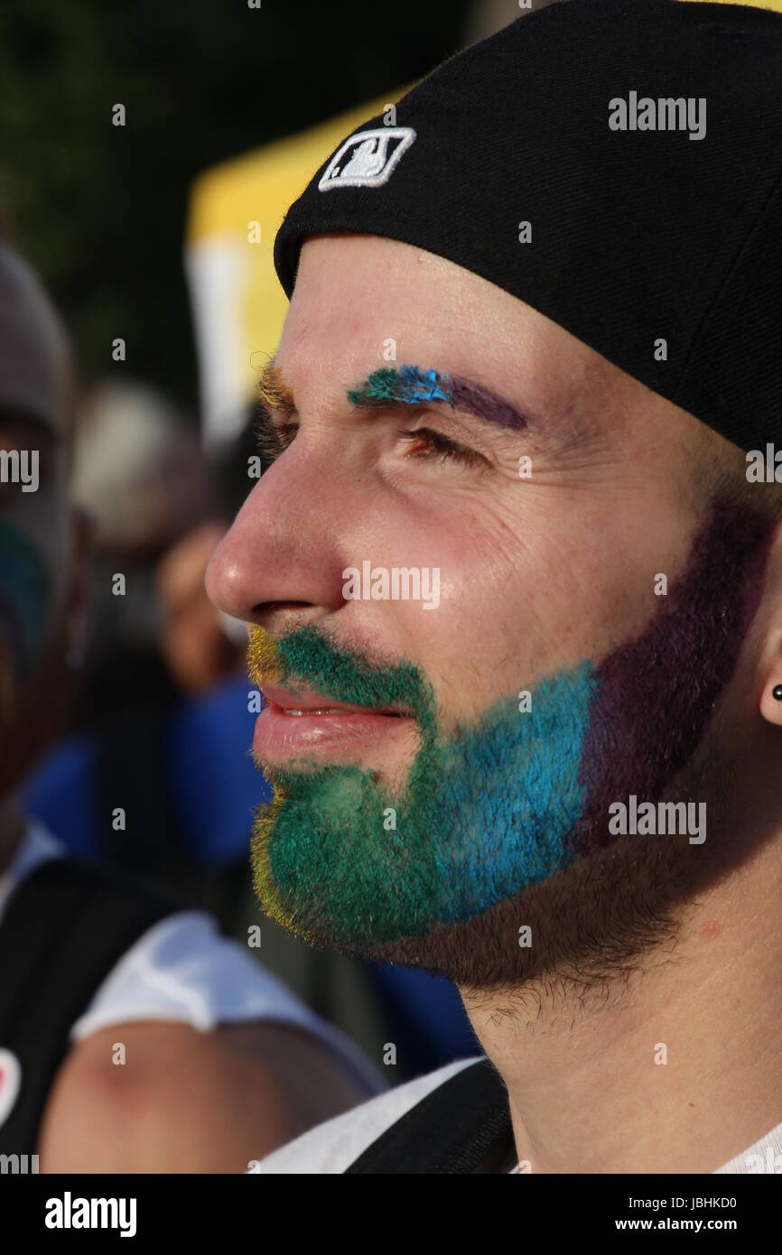 Rome, Italy. 10th June, 2017. People celebrate Gay Pride in Rome Italy ...