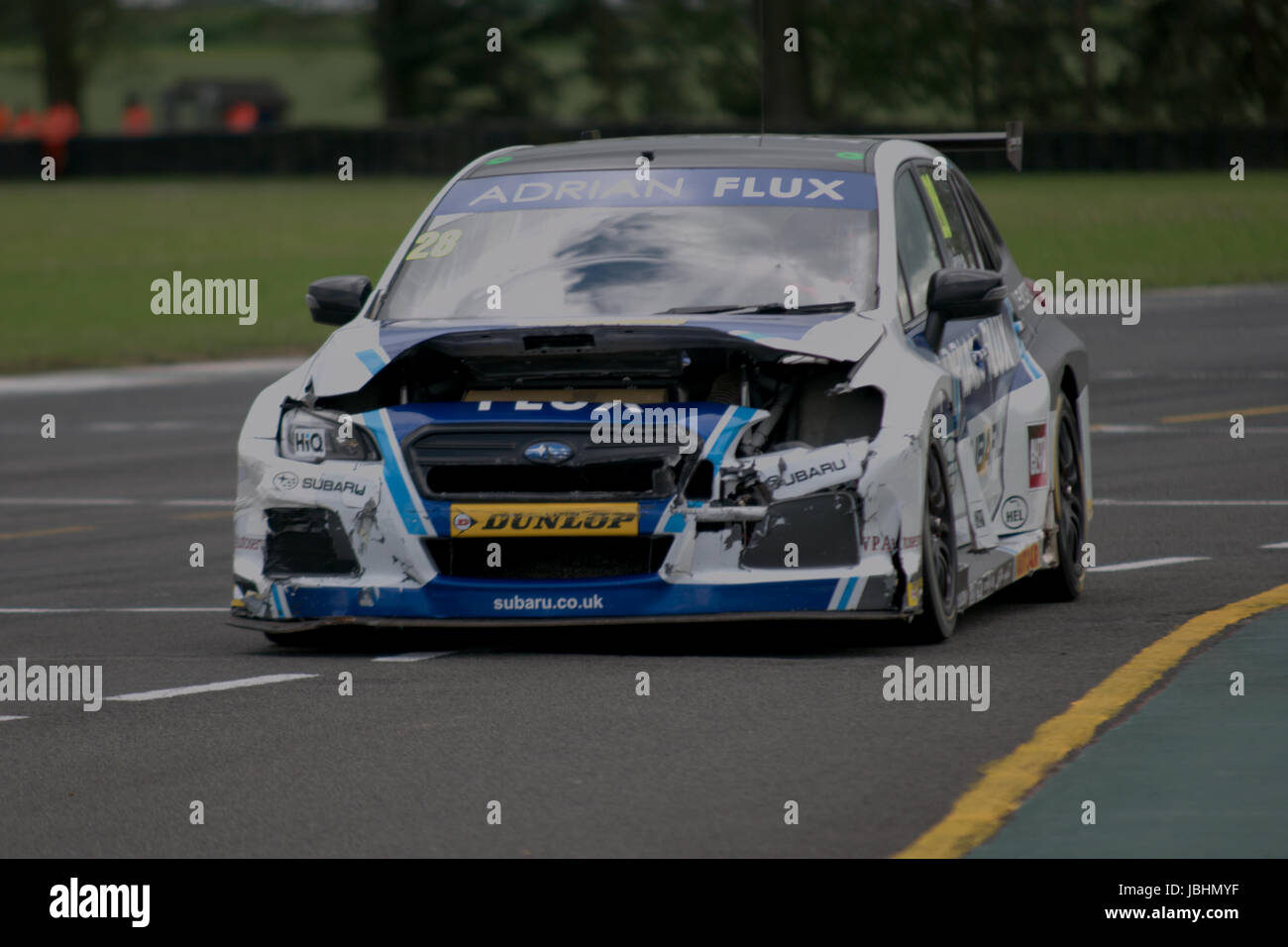 Touring car track crash hi-res stock photography and images - Alamy