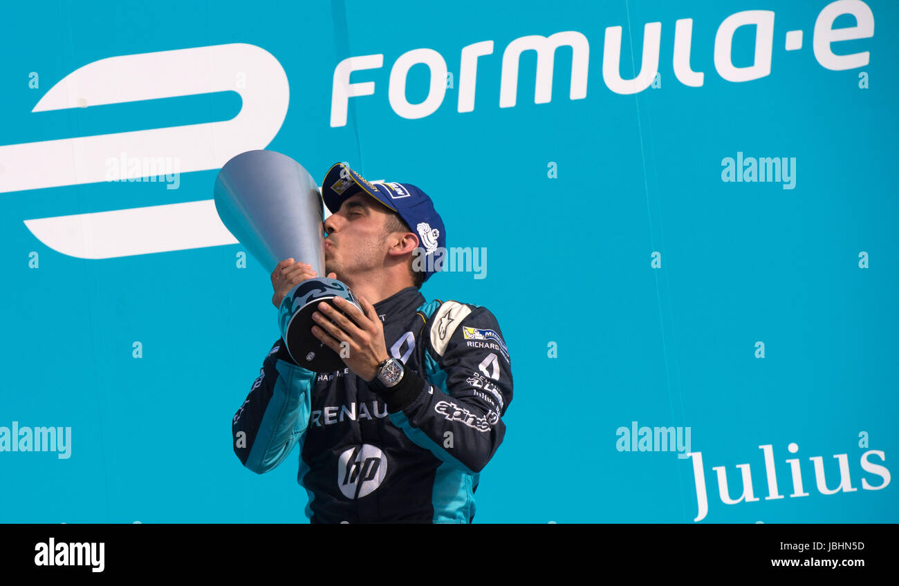 Berlin, Germany. 11th June, 2017. Renault driver Sebastien Buemi of ...