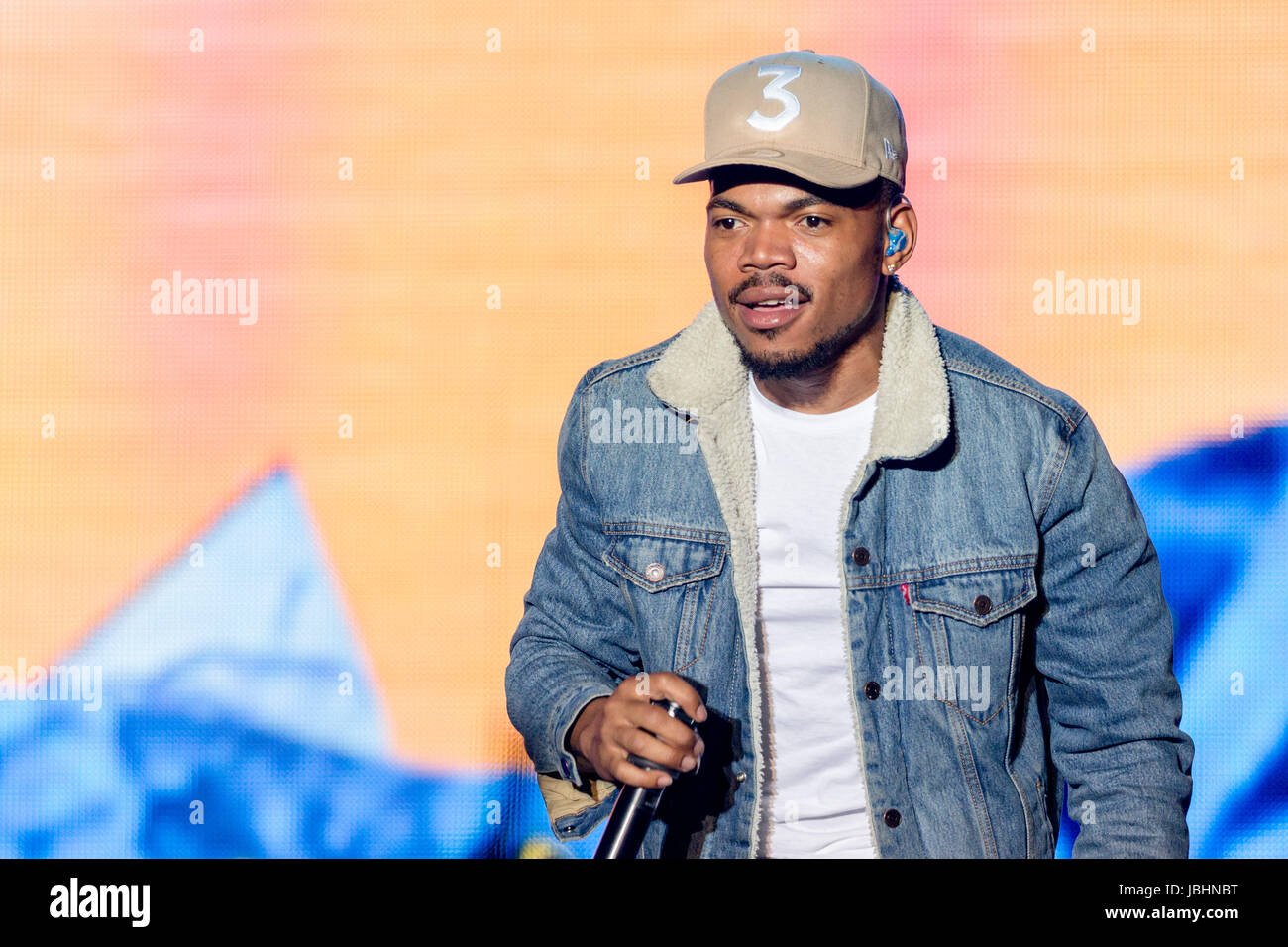 Manchester, Tennessee, USA. 10th June, 2017. CHANCE THE RAPPER ...