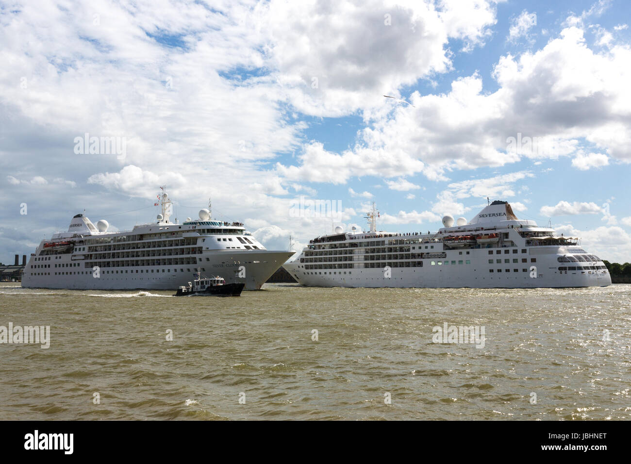 Greenwich, London, United Kingdom. 11th June, 2017. In a rare happening ...