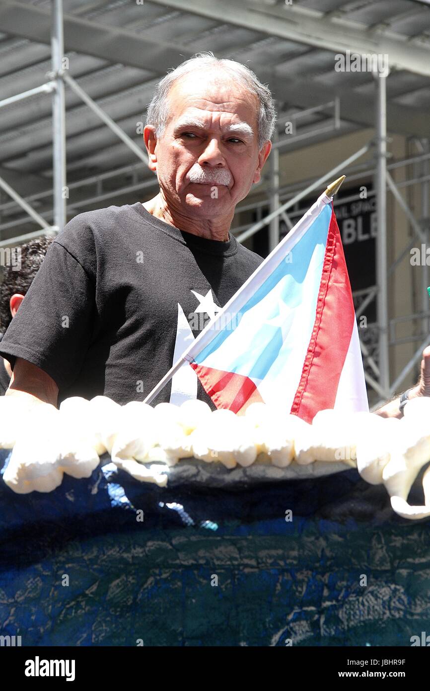 New York, NY, USA. 11th June, 2017. Oscar Lopez Rivera, Puerto Rican ...