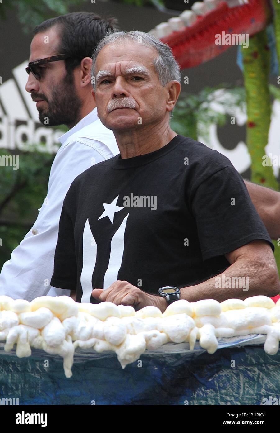 New York, NY, USA. 11th June, 2017. Oscar Lopez Rivera, Puerto Rican ...