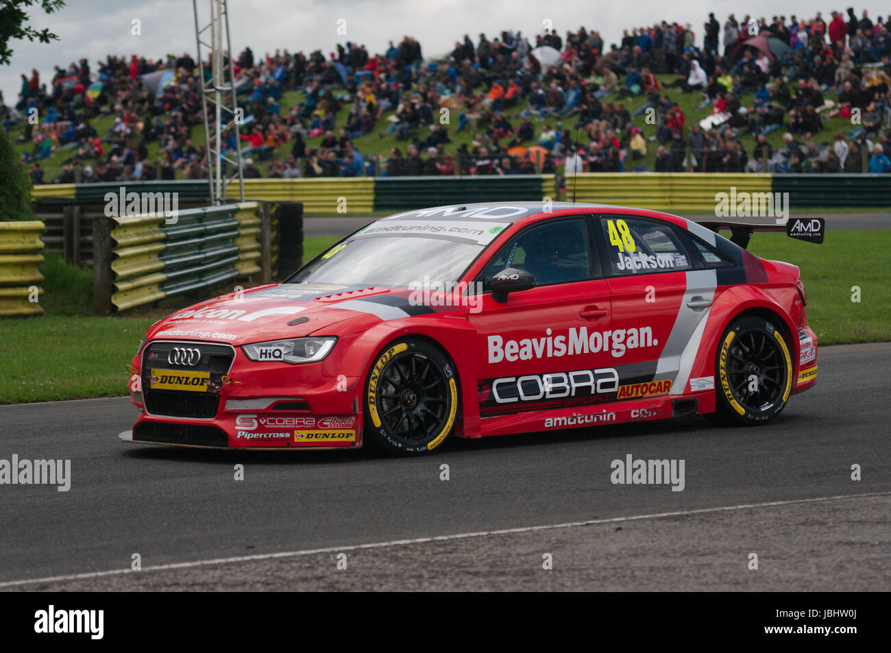 Croft Circuit, England, 11th June 2017. Ollie Jackson driving on the ...