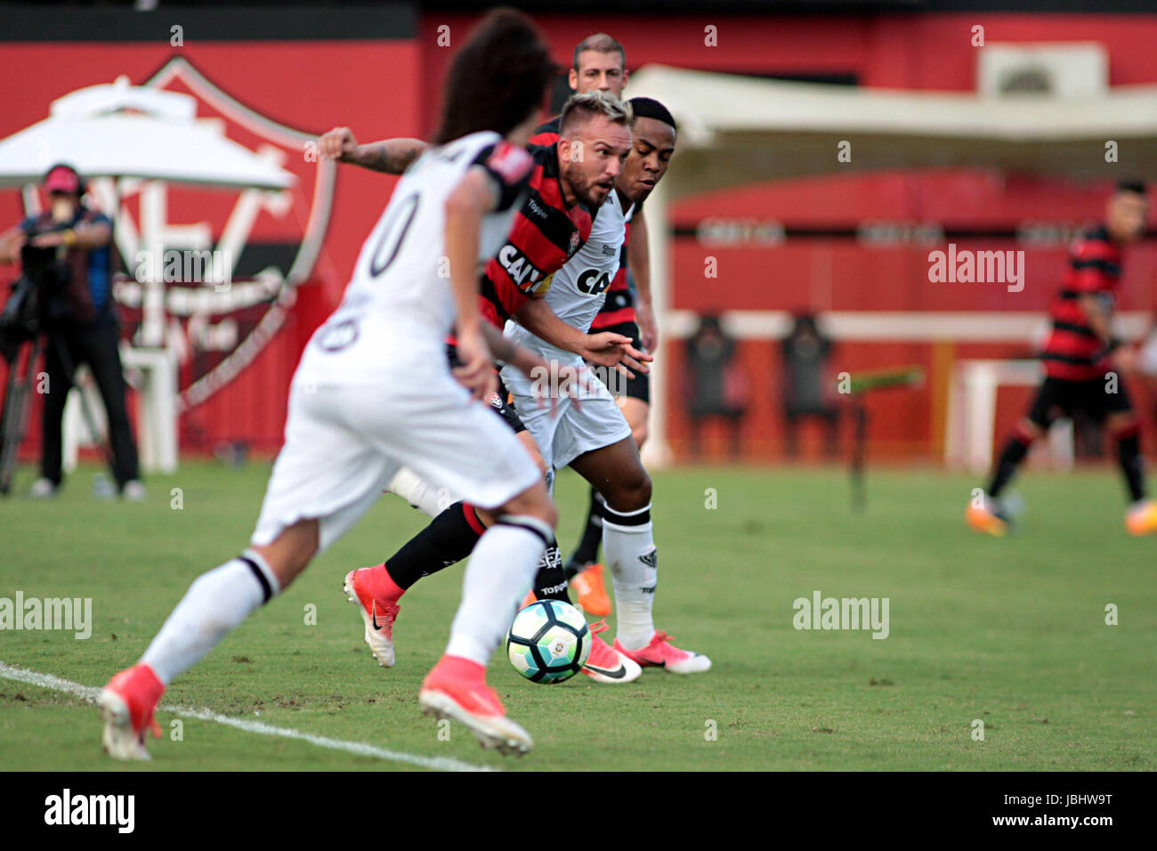 Salvador, Brazil. 11th June, 2017. Vitoria player Willian Farias in ...