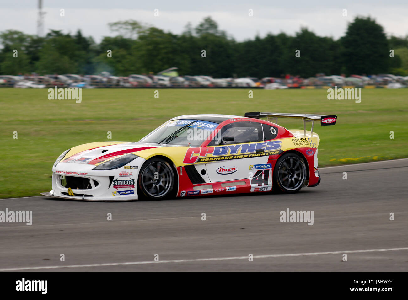 Croft Circuit, England, 11th June 2017. Carl Boardley racing in the ...