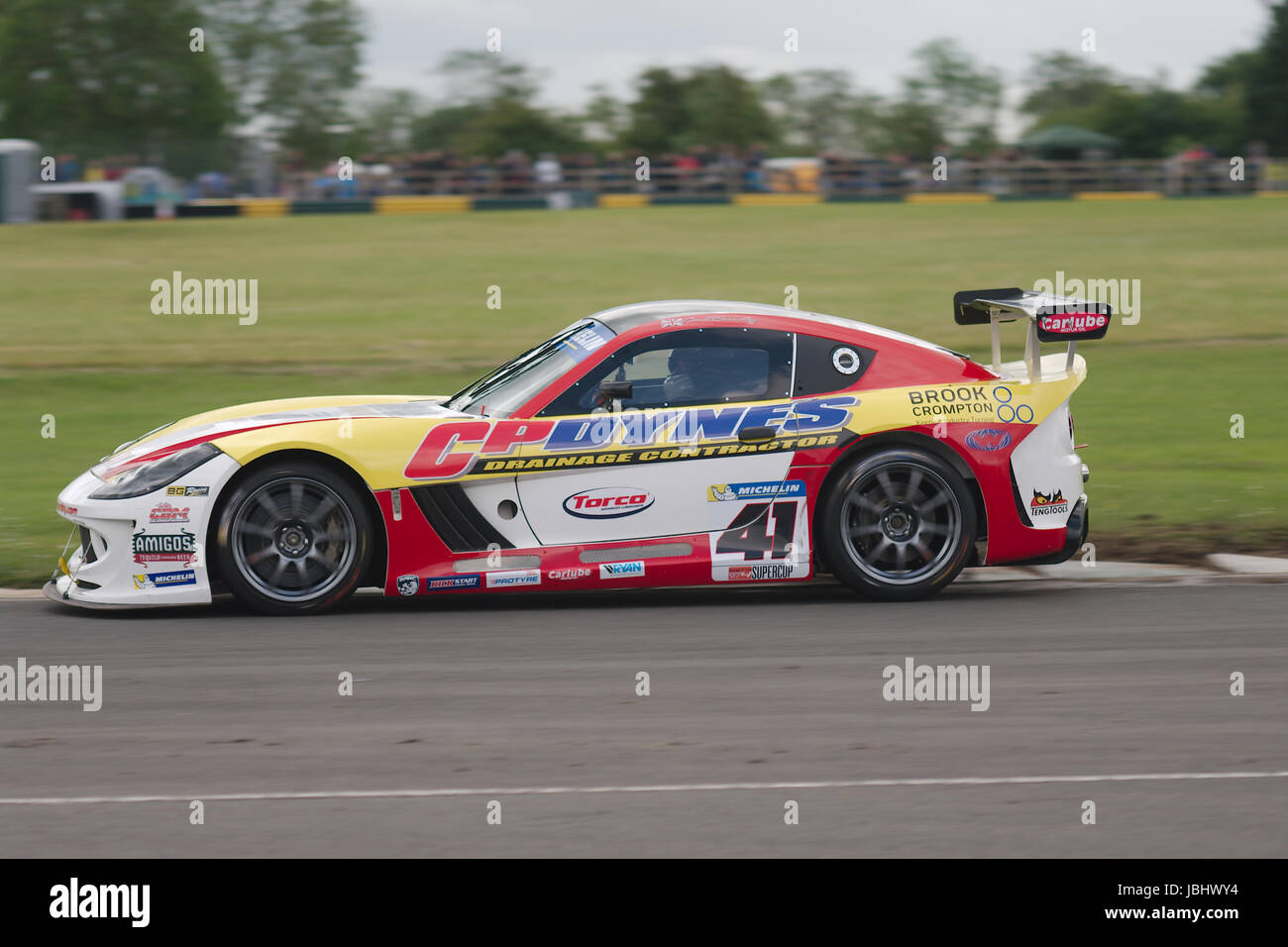 Croft Circuit, England, 11th June 2017. Carl Boardley racing in the ...