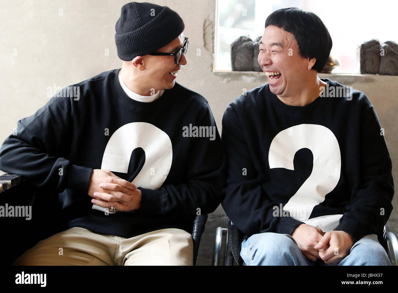 S. Korean dance duo Clon South Korean dance duo Clon poses for a photo ...