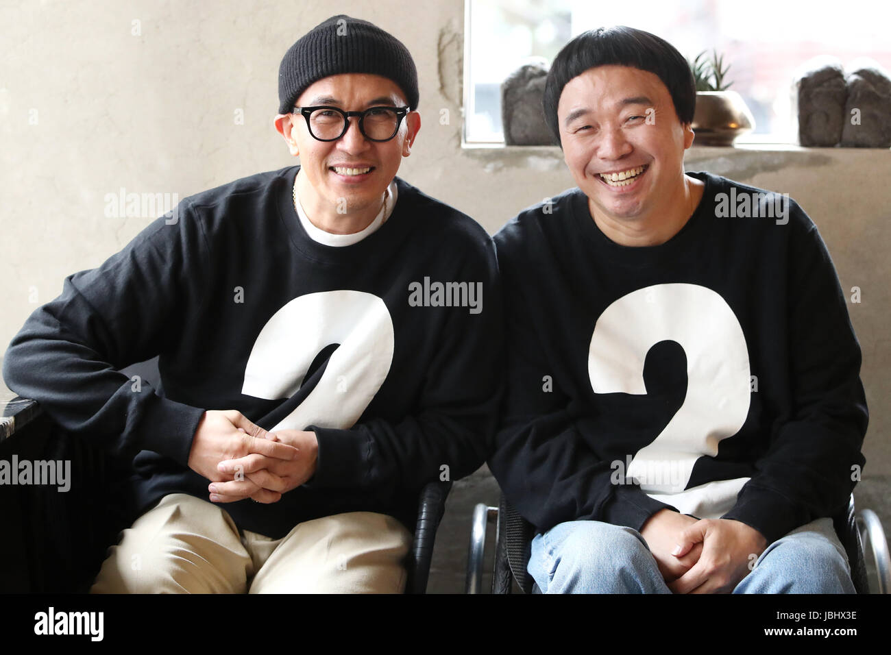 S. Korean dance duo Clon South Korean dance duo Clon poses for a photo ...