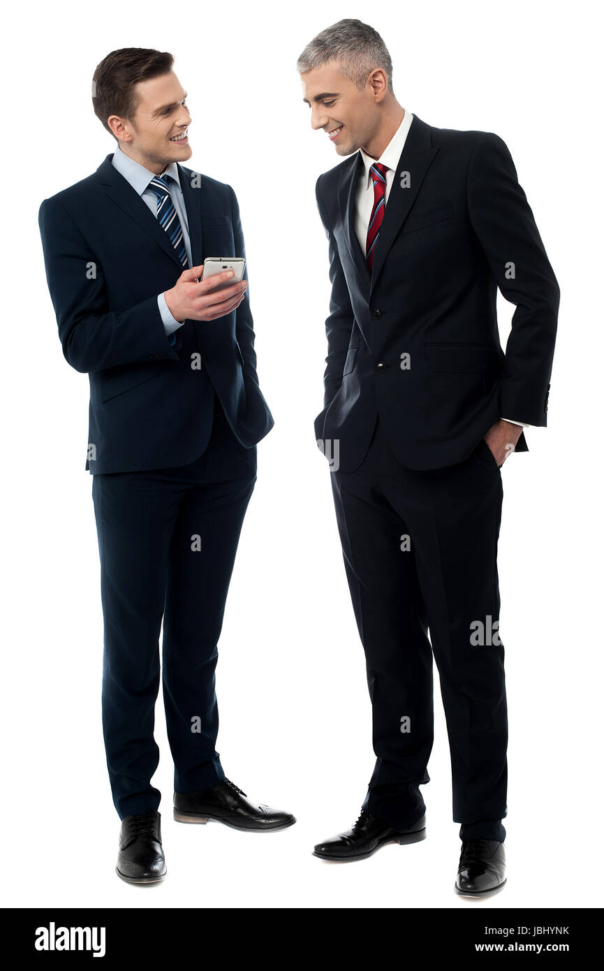 Explain colleagues Cut Out Stock Images & Pictures - Alamy