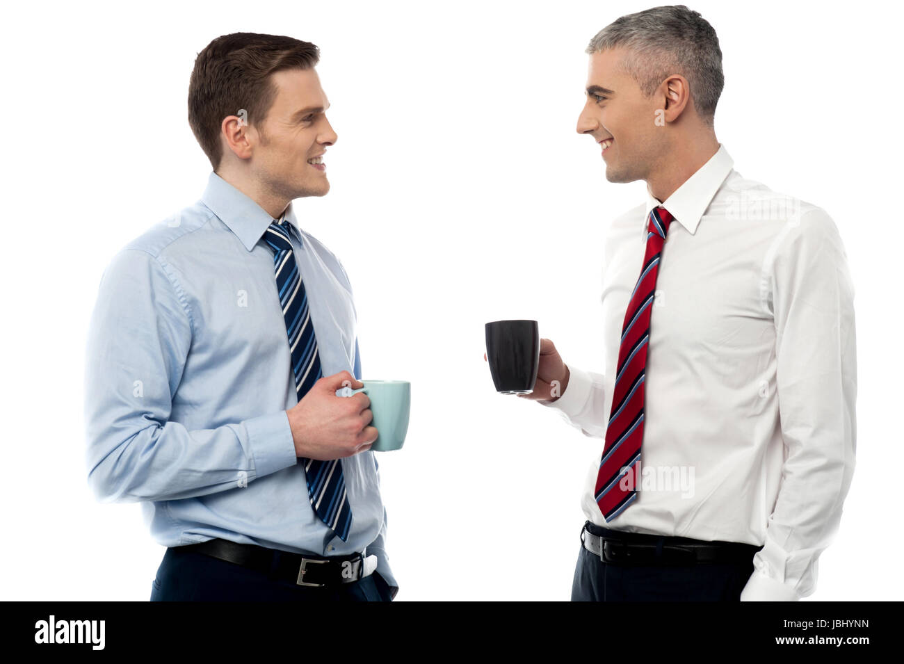 Conversation over coffee Cut Out Stock Images & Pictures - Alamy
