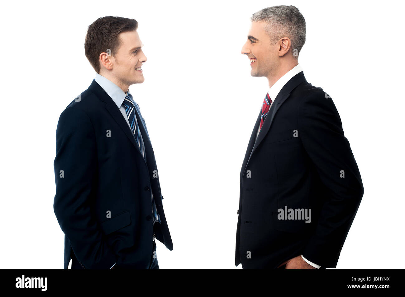 Two men talking other Cut Out Stock Images & Pictures - Alamy