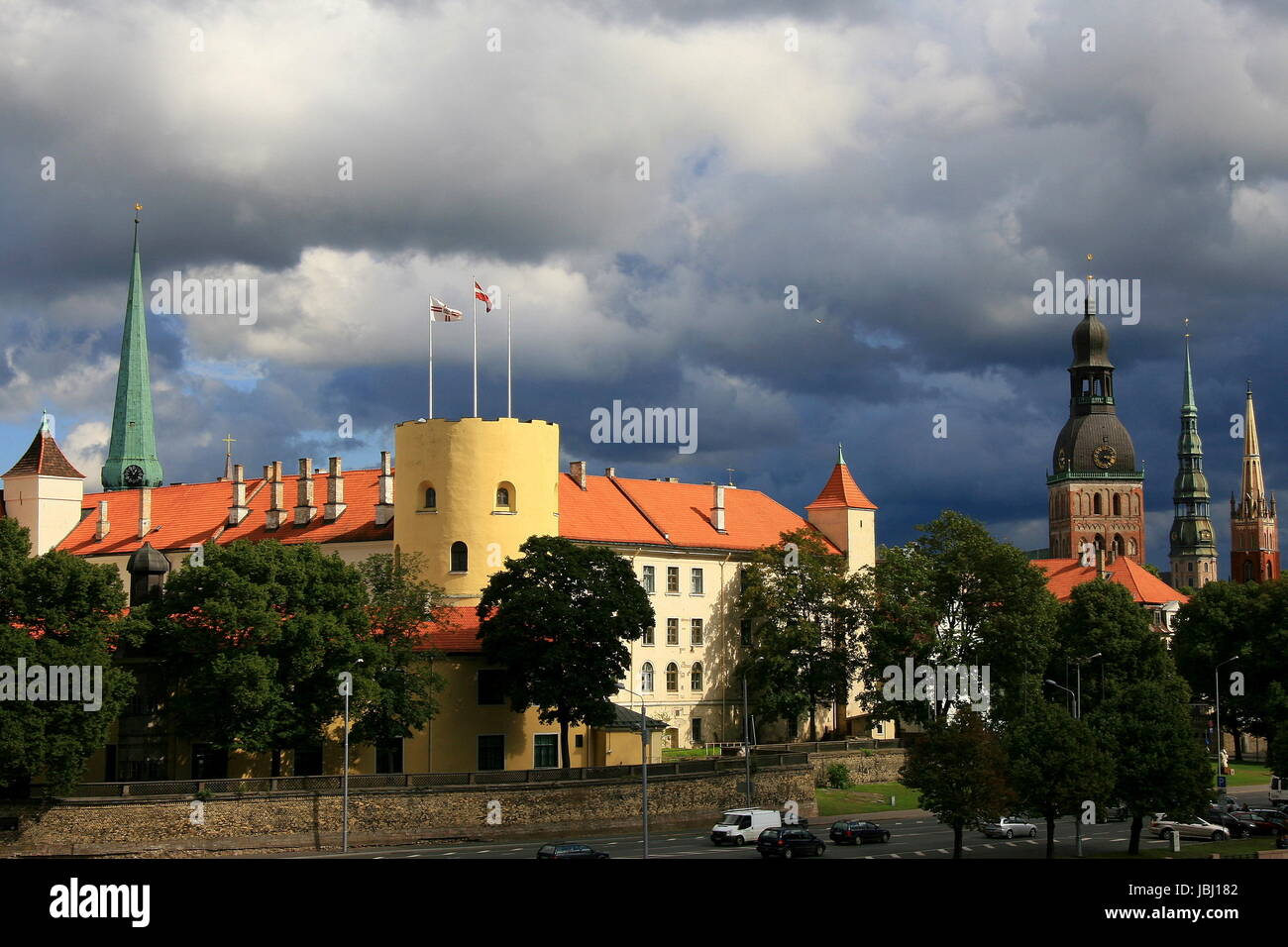 To town hall spire roofs cathedral hi-res stock photography and images ...