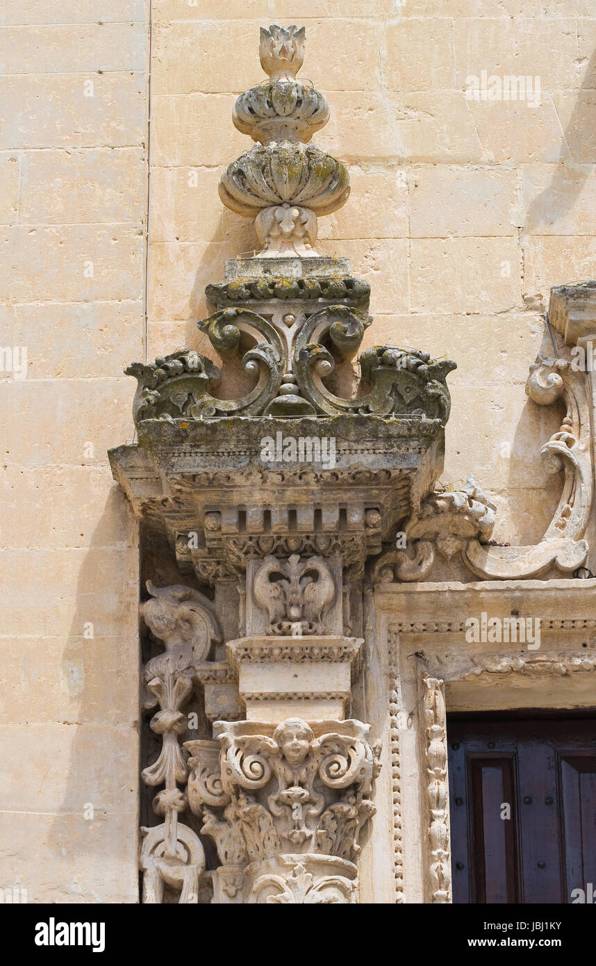Mother Church. Calimera. Puglia. Italy Stock Photo - Alamy