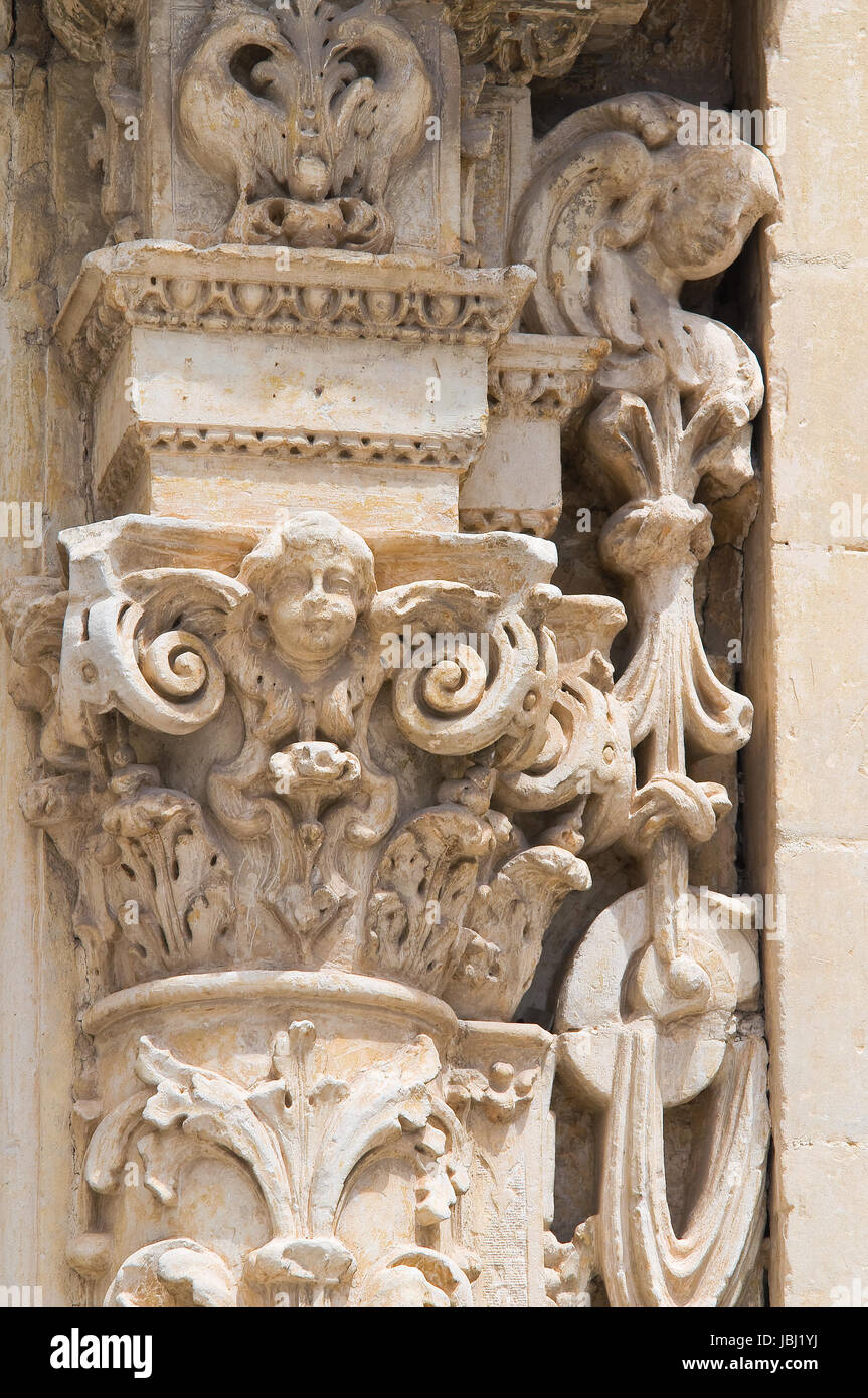 Mother Church. Calimera. Puglia. Italy Stock Photo - Alamy