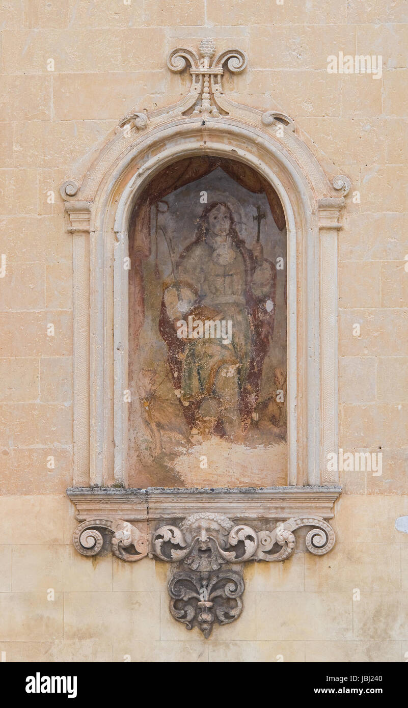 Mother Church. Calimera. Puglia. Italy Stock Photo - Alamy