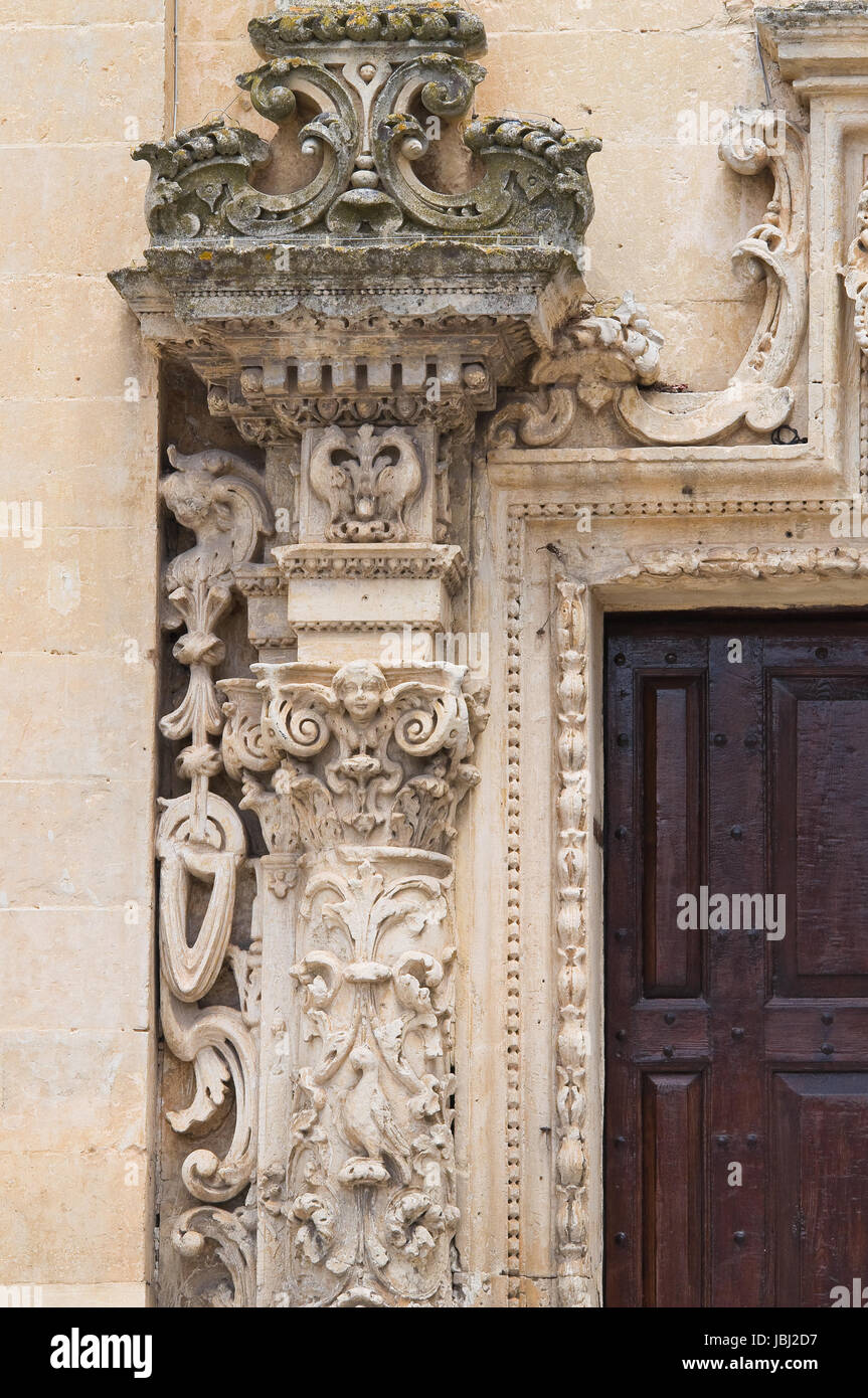 Mother Church. Calimera. Puglia. Italy Stock Photo - Alamy