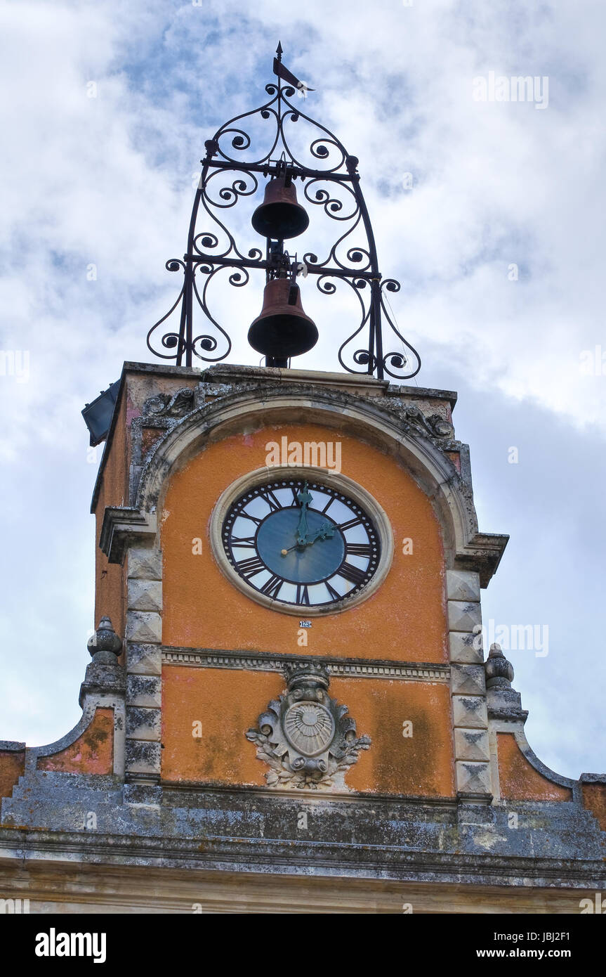 Municipal building. Calimera. Puglia. Italy Stock Photo - Alamy