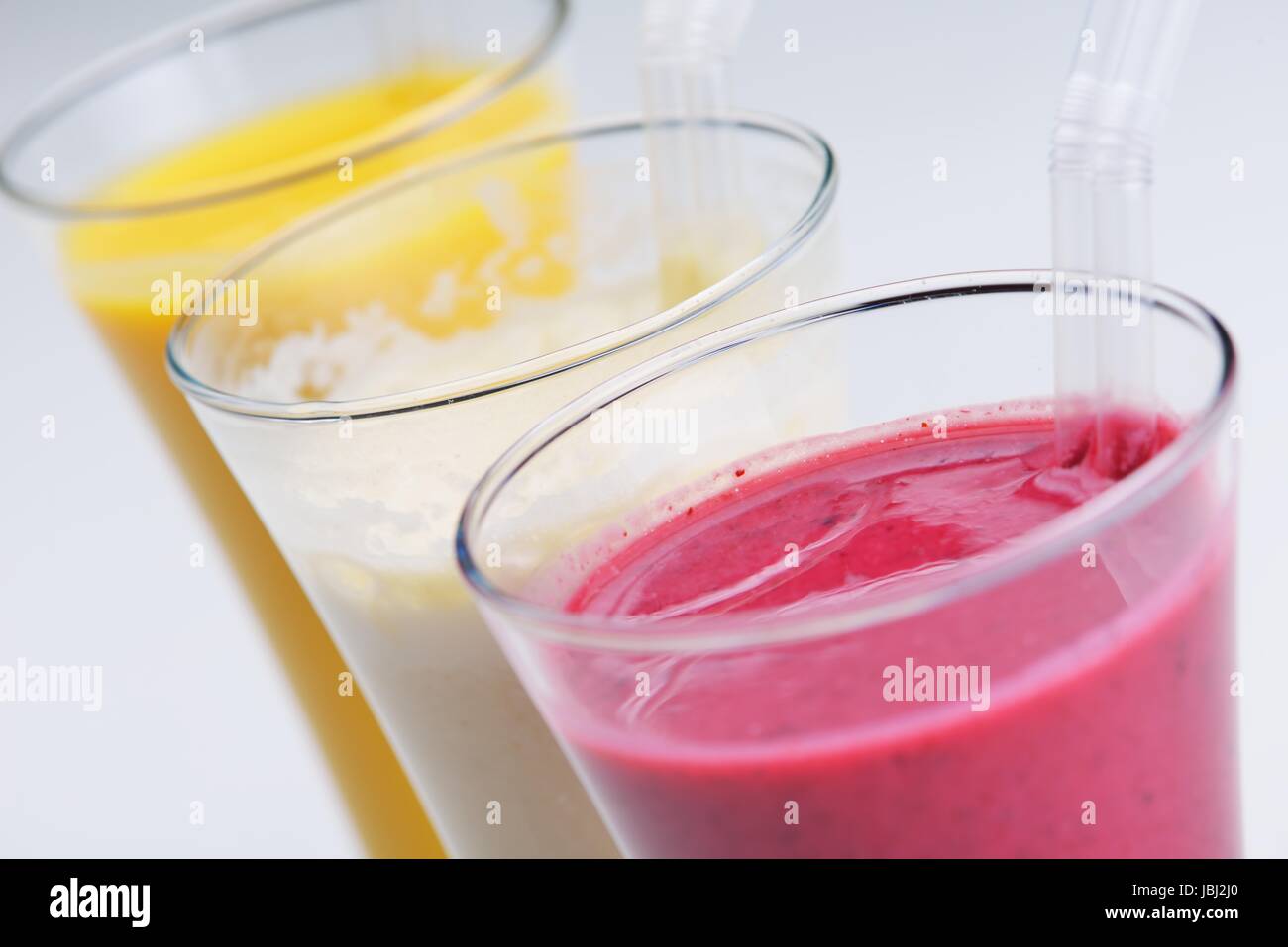 smoothies isolated shake drink fruit healthy Stock Photo - Alamy