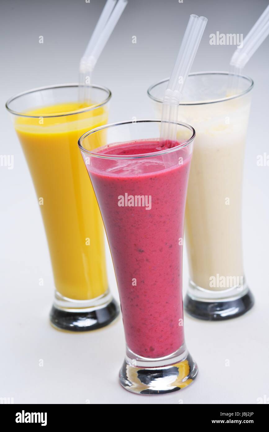 smoothies isolated shake drink fruit healthy Stock Photo - Alamy
