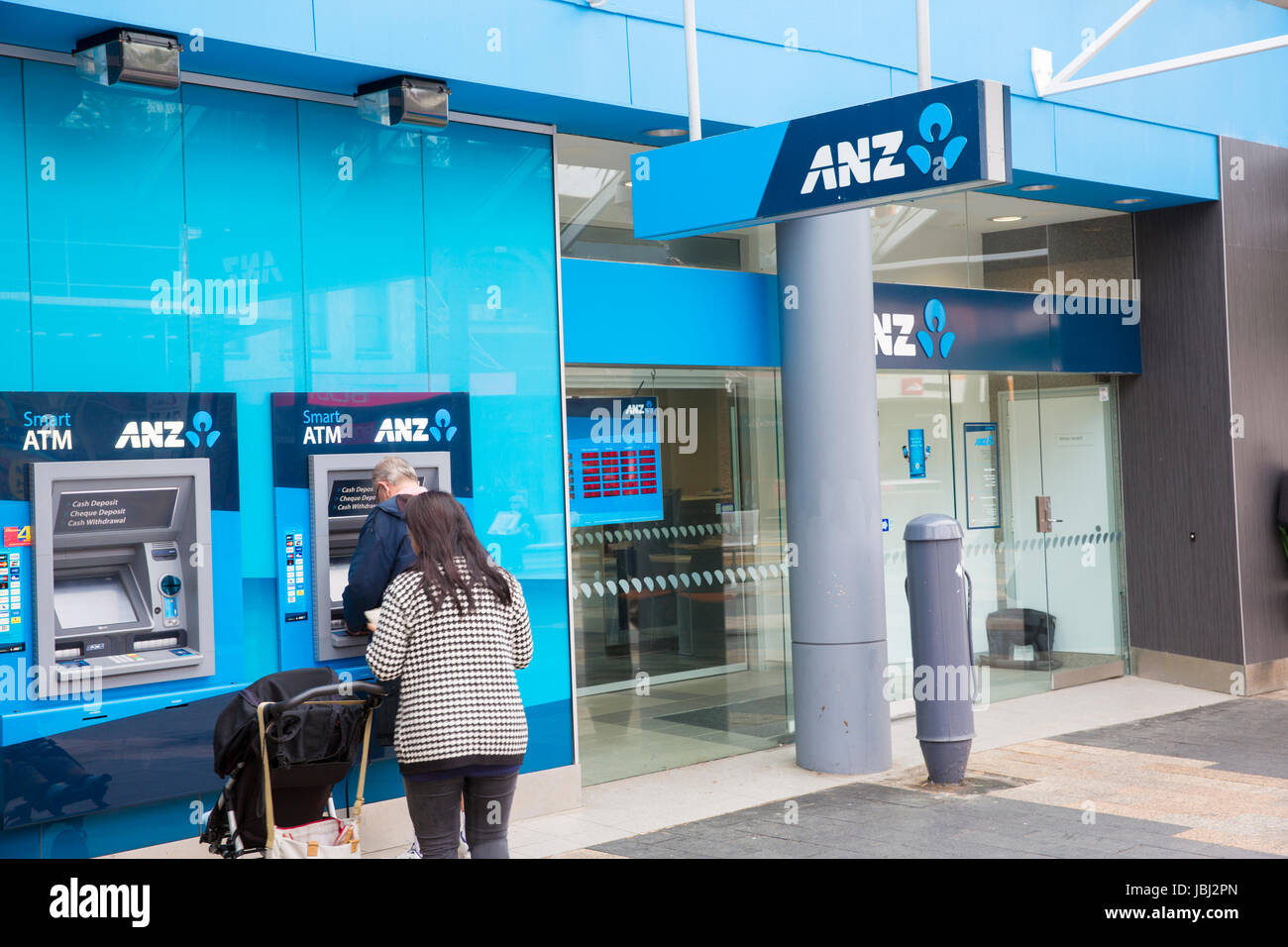 ANZ bank branch in Manly beach,Sydney,NSW Australia, one of the big 4 Australian banks Stock ...