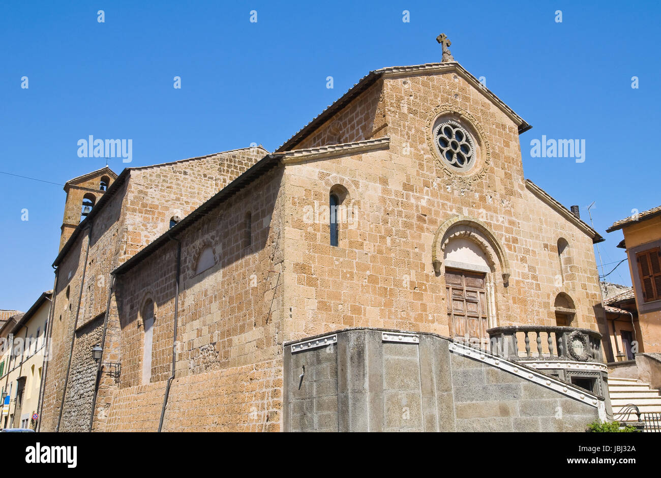 Church of St. Francesco. Capranica. Lazio. Italy Stock Photo - Alamy