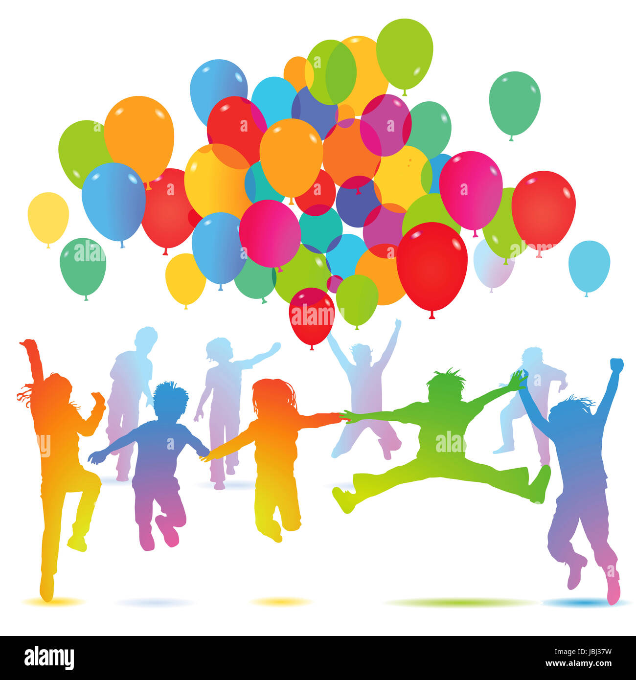 Run joy of life Cut Out Stock Images & Pictures - Alamy