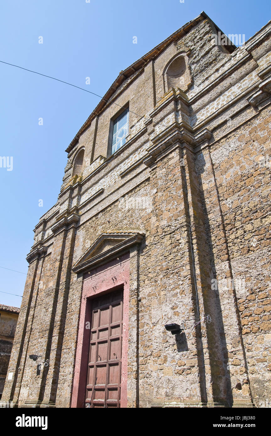 Church of St. Giovanni. Capranica. Lazio. Italy Stock Photo - Alamy