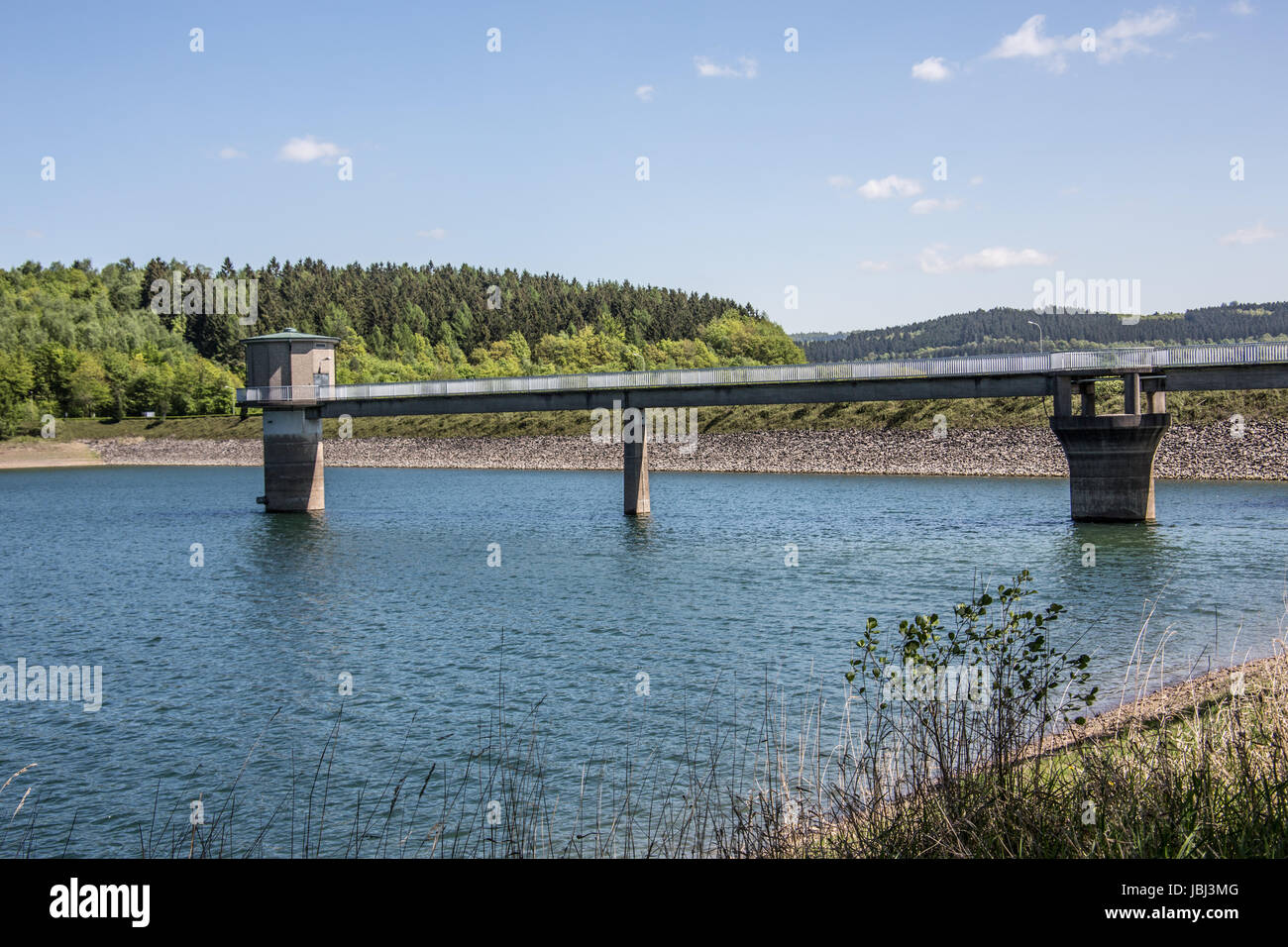 Breitenbach Talsperre Entnahmepunkt Stock Photo - Alamy