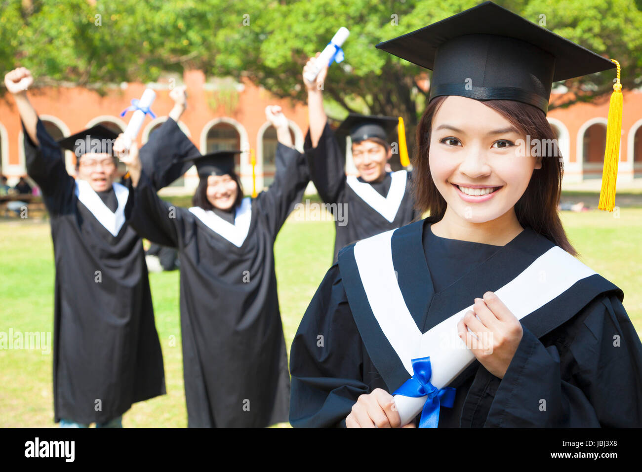 Classmates portrait row hi-res stock photography and images - Alamy