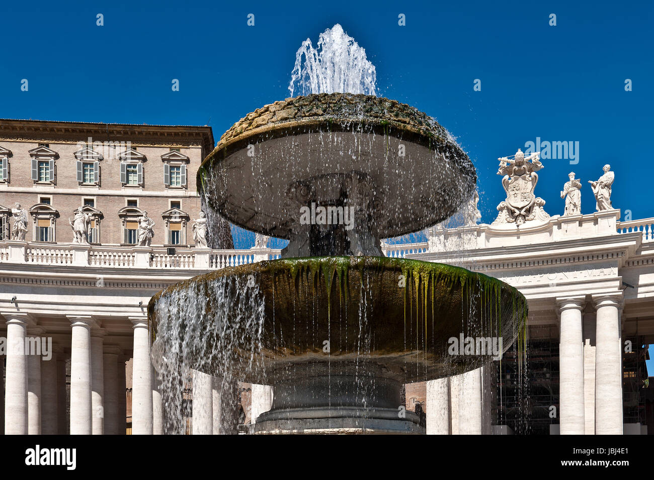 fountain at the vatican Stock Photo - Alamy