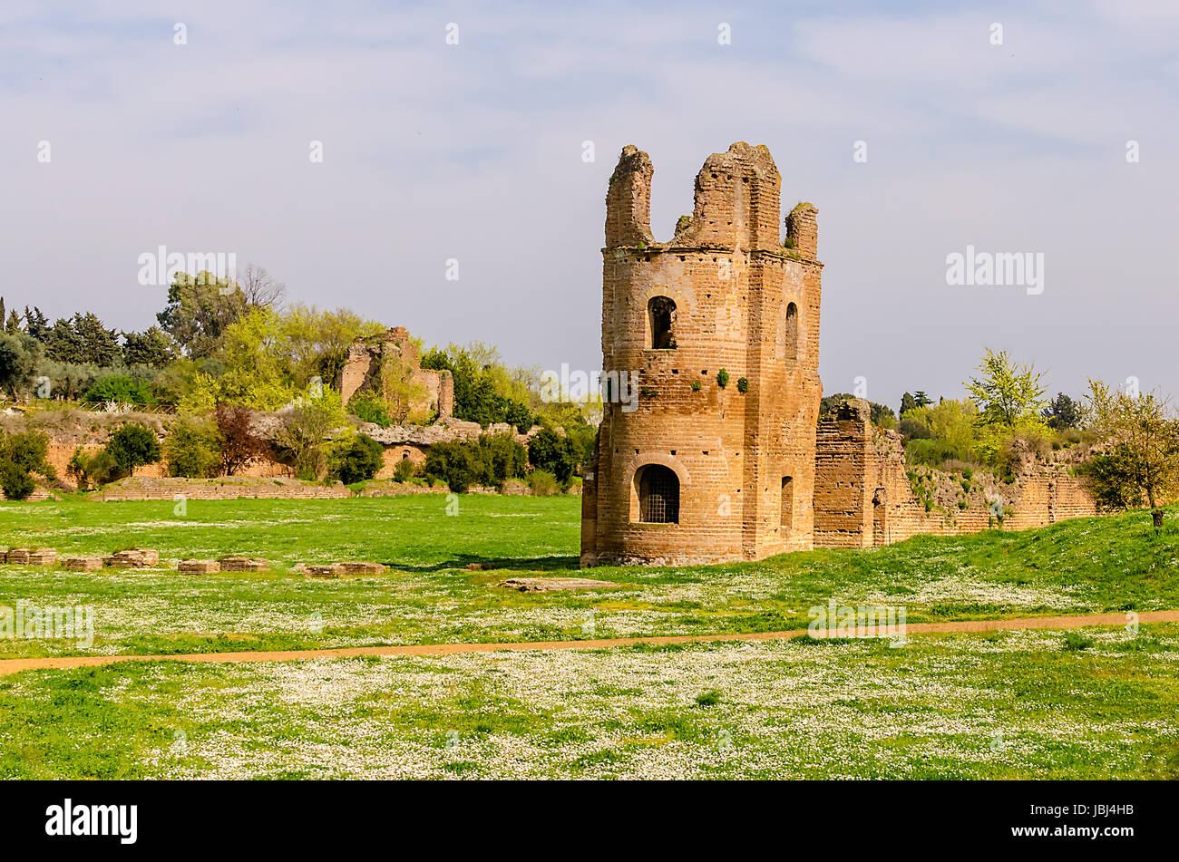 Ruins of the Circus of Maxentius, Rome Stock Photo - Alamy