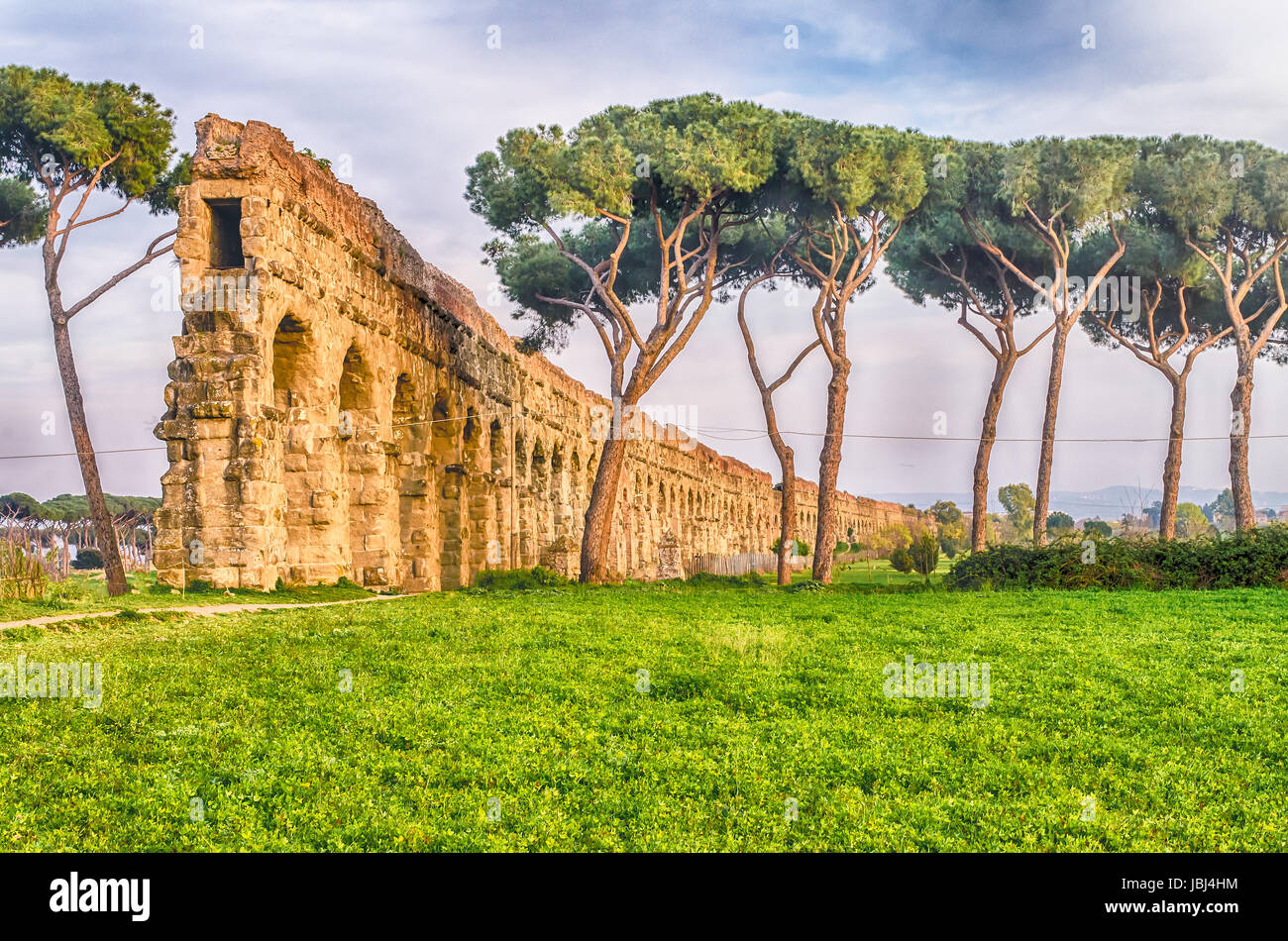 Ruins of Ancient Roman Aqueducts, Rome Stock Photo - Alamy