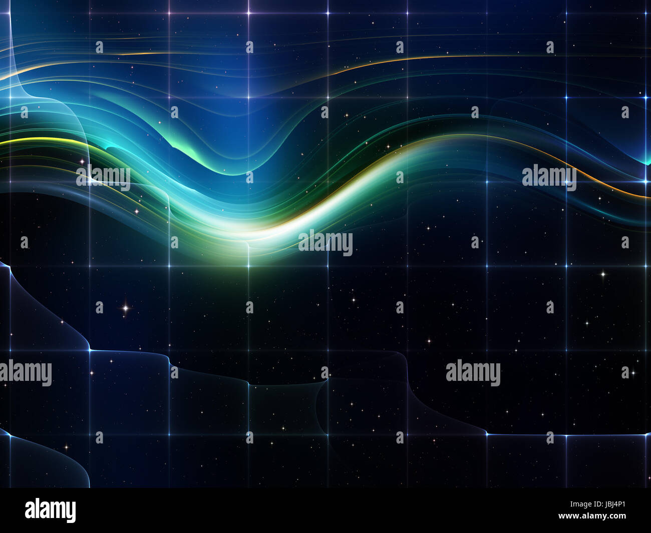 Geometry of Space series. Composition of conceptual grids, curves and ...