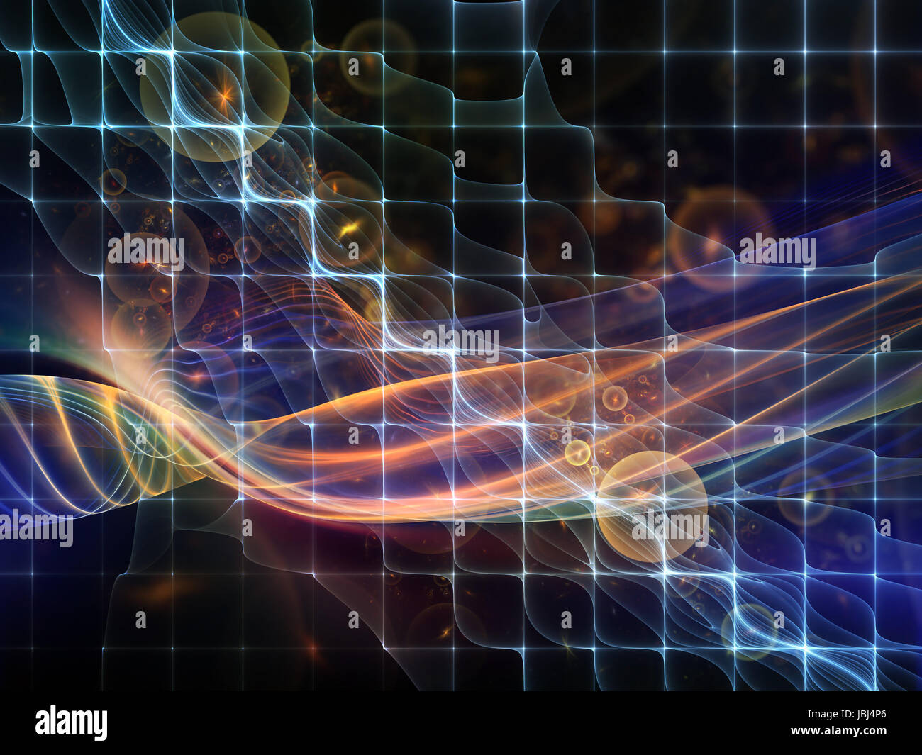 Geometry of Space series. Arrangement of conceptual grids, curves and ...