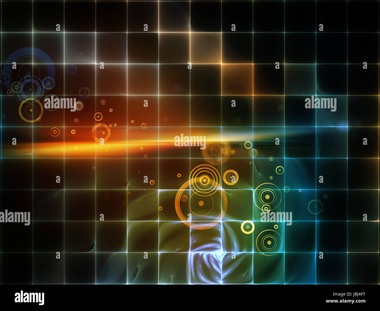 Geometry of Space series. Composition of conceptual grids, curves and ...