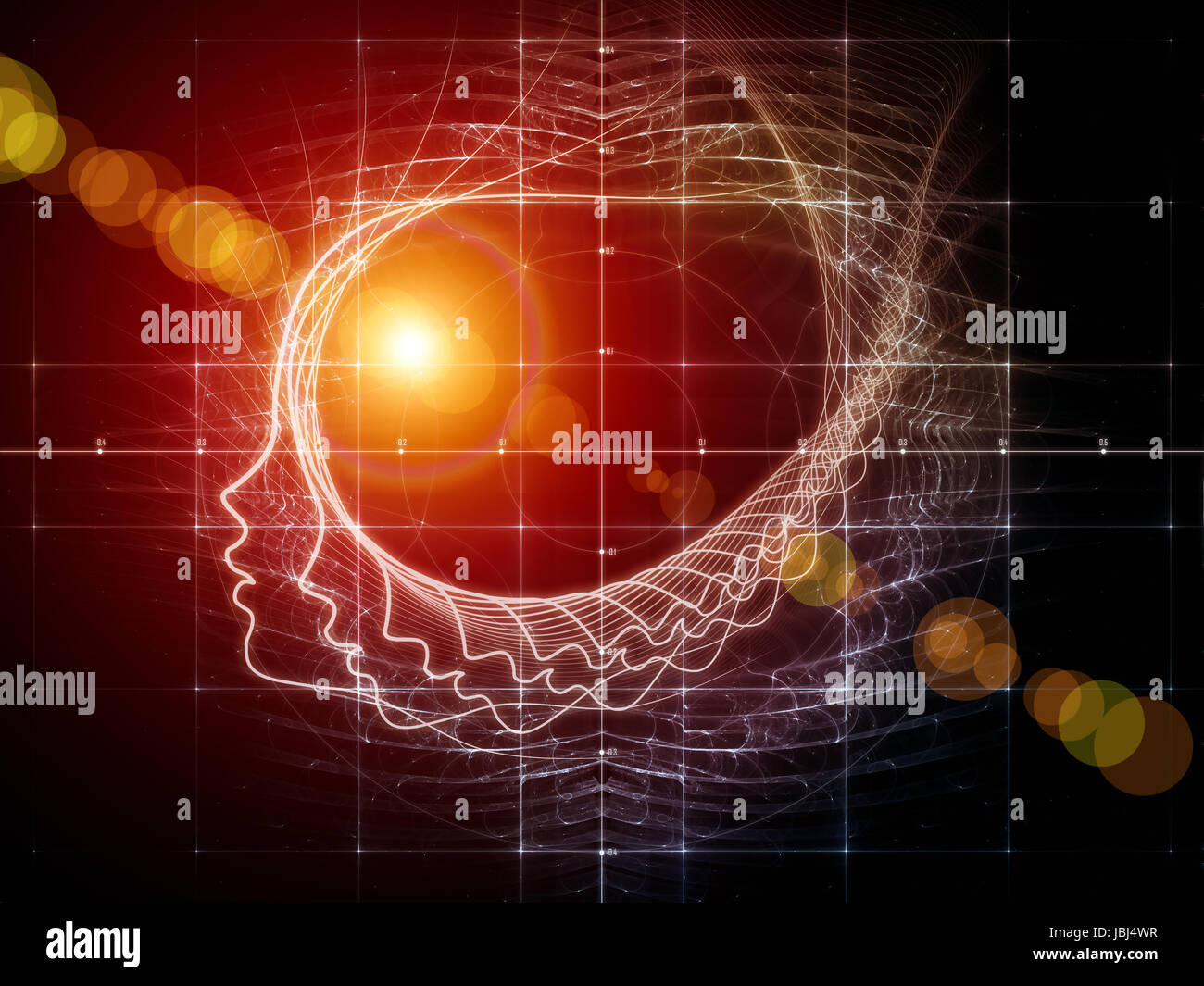 Strange Geometry series. Design made of line drawing, math and geometry ...