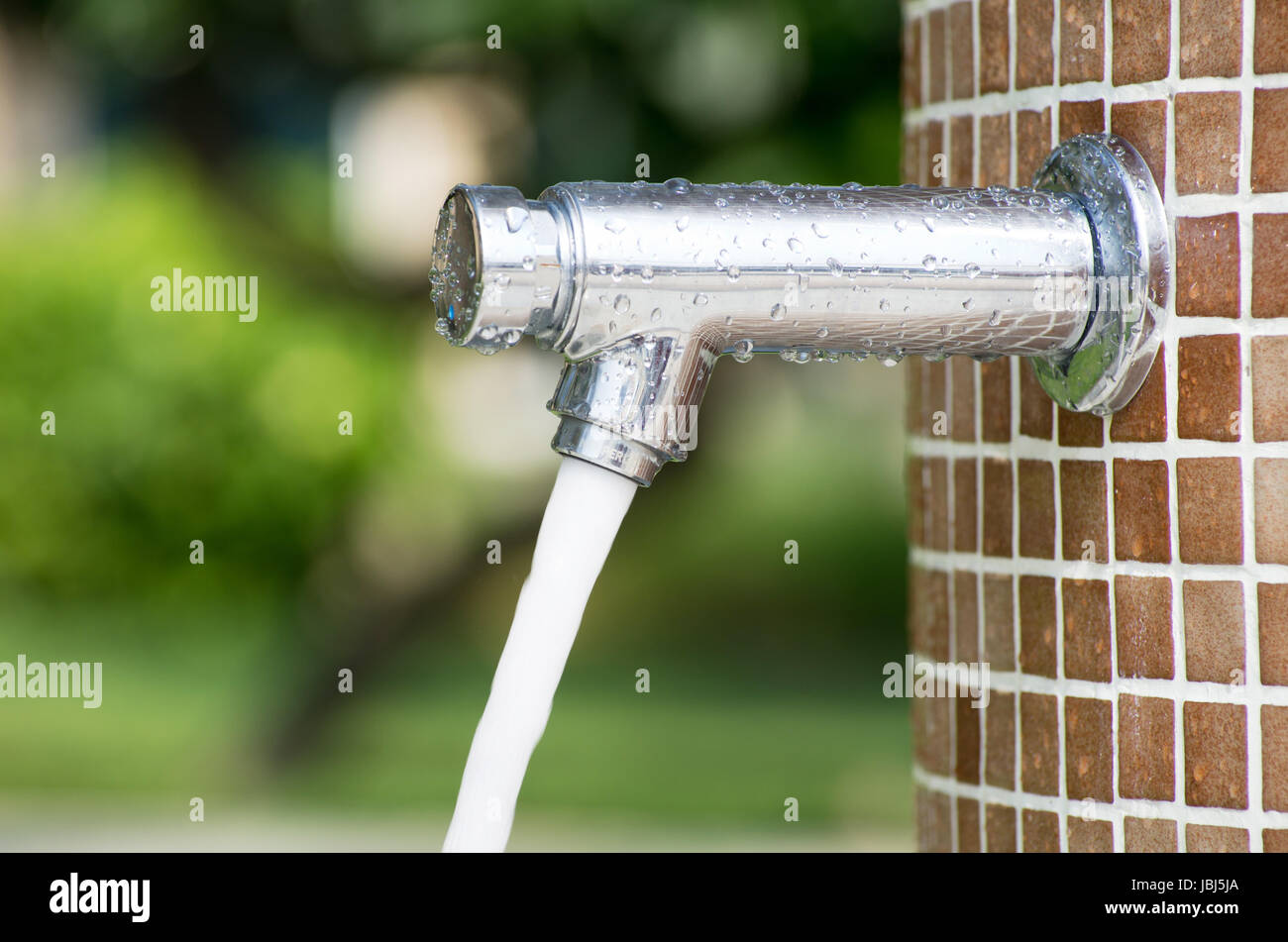 Tropical refreshing shower under hi-res stock photography and images ...