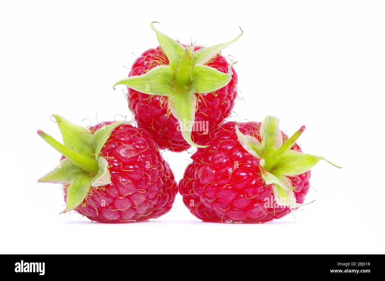 Ripe raspberry isolated on a white background Stock Photo - Alamy