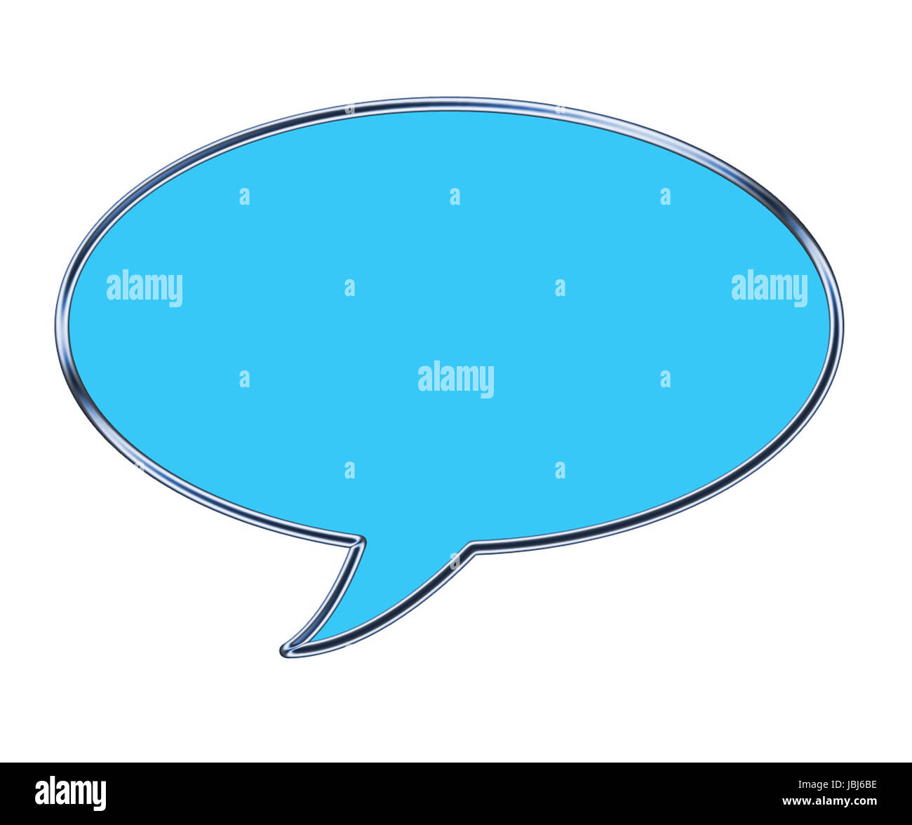 Speech bubble ready for your text Stock Photo - Alamy