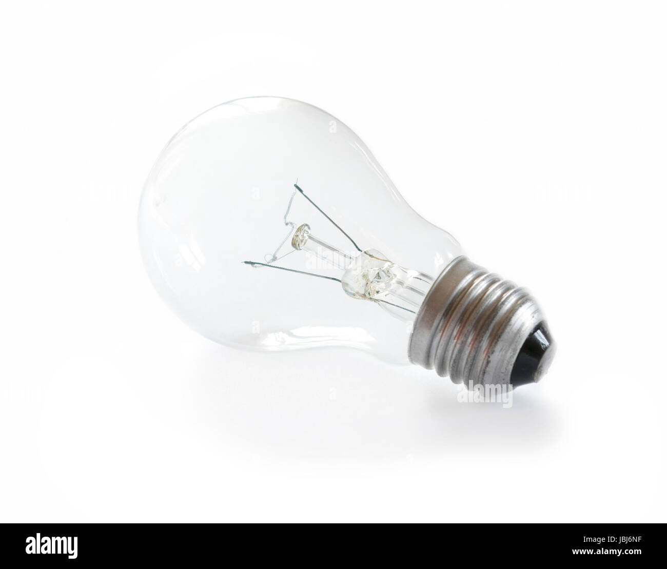 Electric bulb on a white background Stock Photo - Alamy