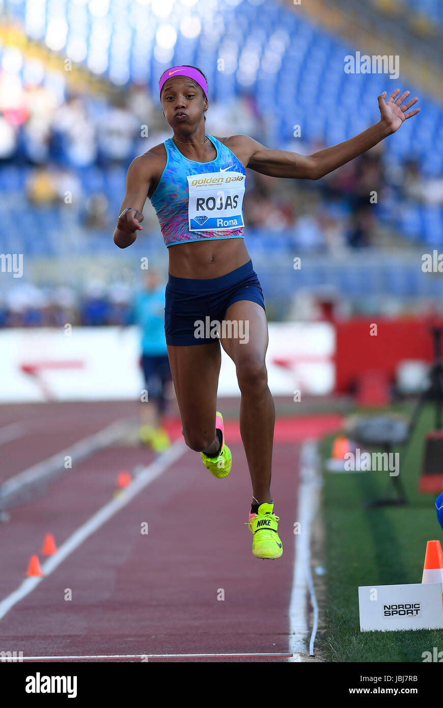 Action from the Womens Triple Jump at the Golden Gala,IAAF Diamond ...