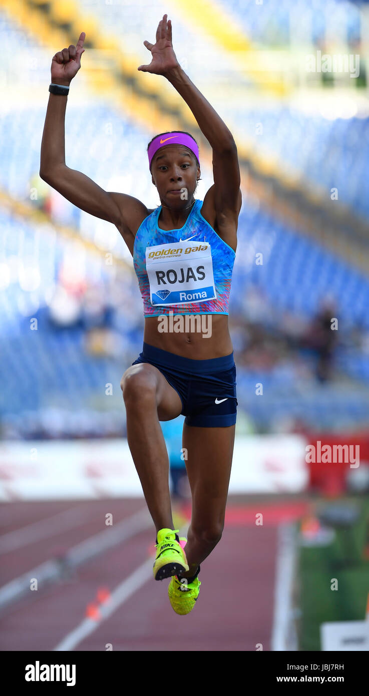 Action from the Womens Triple Jump at the Golden Gala,IAAF Diamond ...