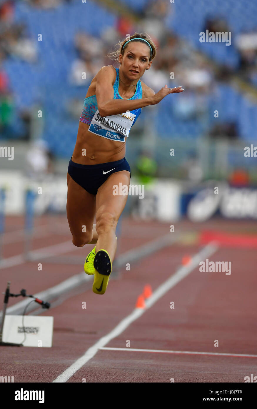 Action from the Womens Triple Jump at the Golden Gala,IAAF Diamond ...